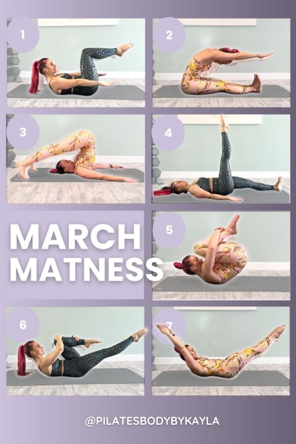 March MATness Pilates Challenge: How to Do 30 At Home Mat Pilates ...
