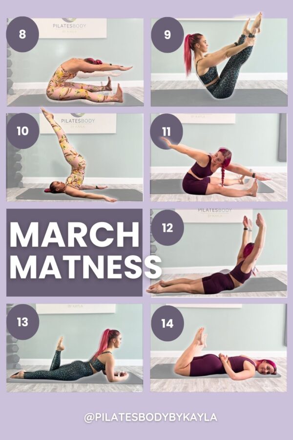 March MATness Pilates Challenge: How to Do 30 At Home Mat Pilates ...